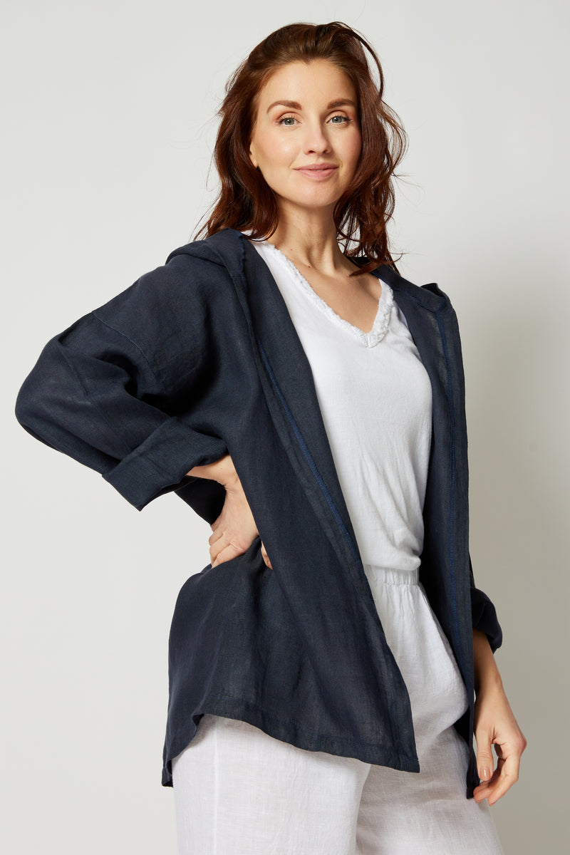 Linen Oversized Jacket – Jacqueline B Clothing